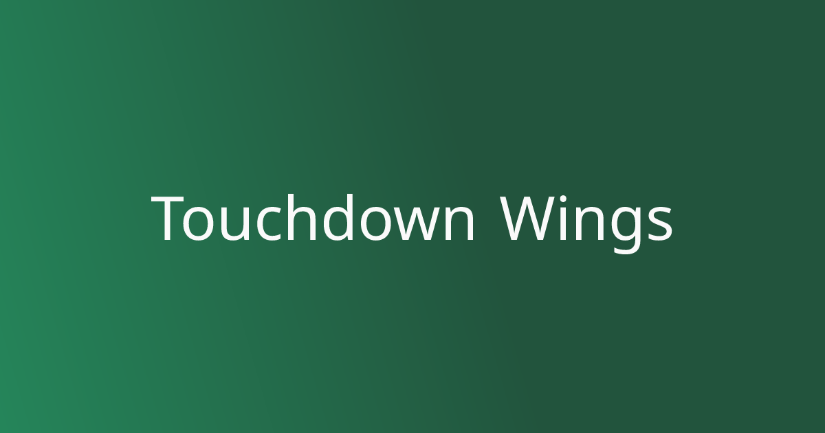 Order Authentic American Online | Touchdown Wings - Pickup or Delivery ...